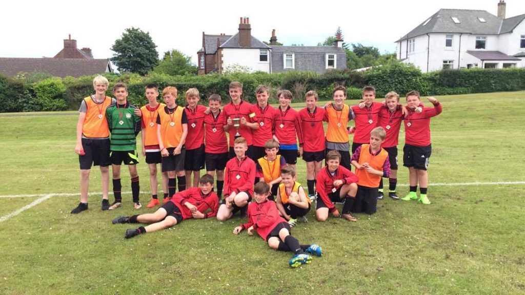 Unbeaten Arran shine in youth football tournament - Arran Banner