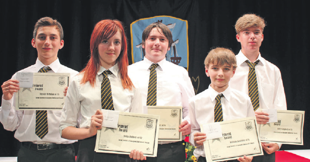 Arran High School Award Ceremony 2015 - Arran Banner