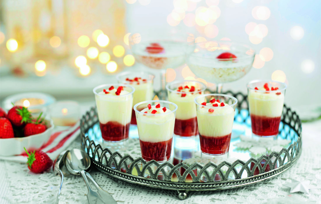 Strawberry Champagne Mousse - Best Ever Christmas