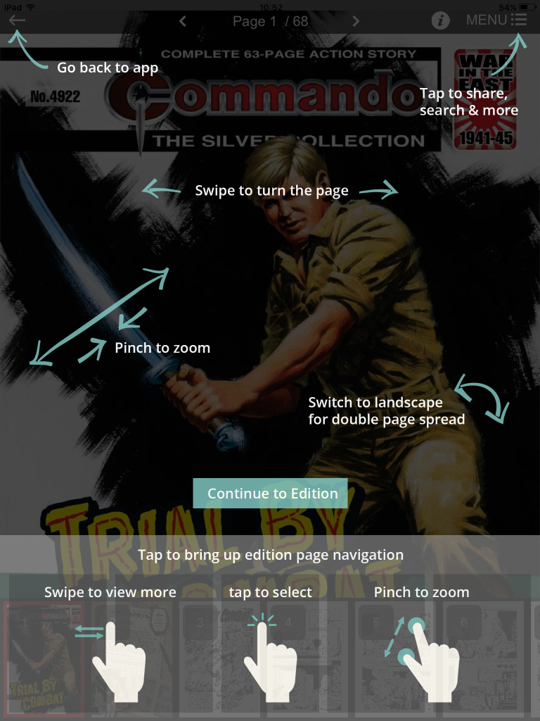 Digital Subscription - Commando Comics