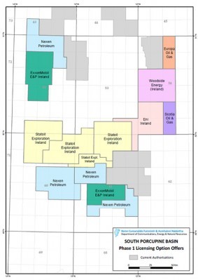 Statoil awarded six Irish licensing options - News for the Energy Sector