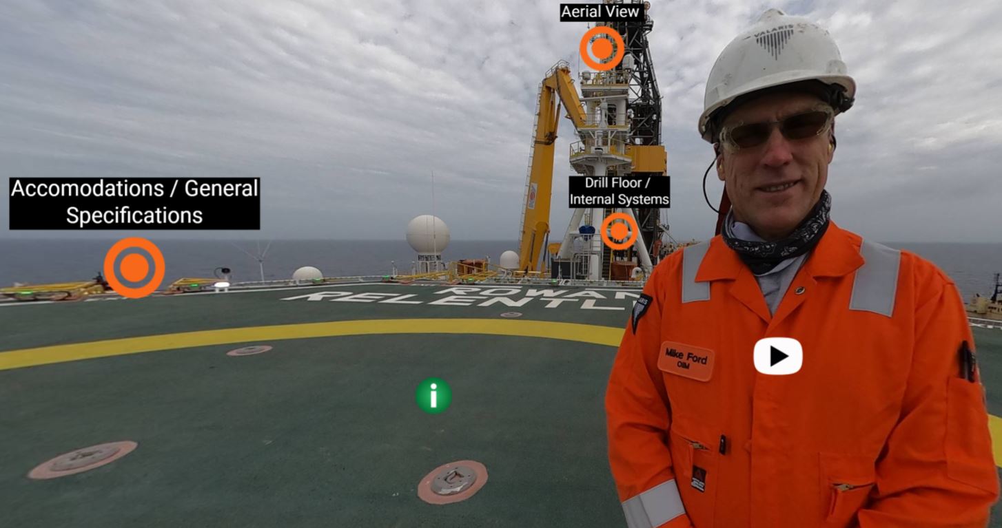 Valaris creates virtual tour of oil rig