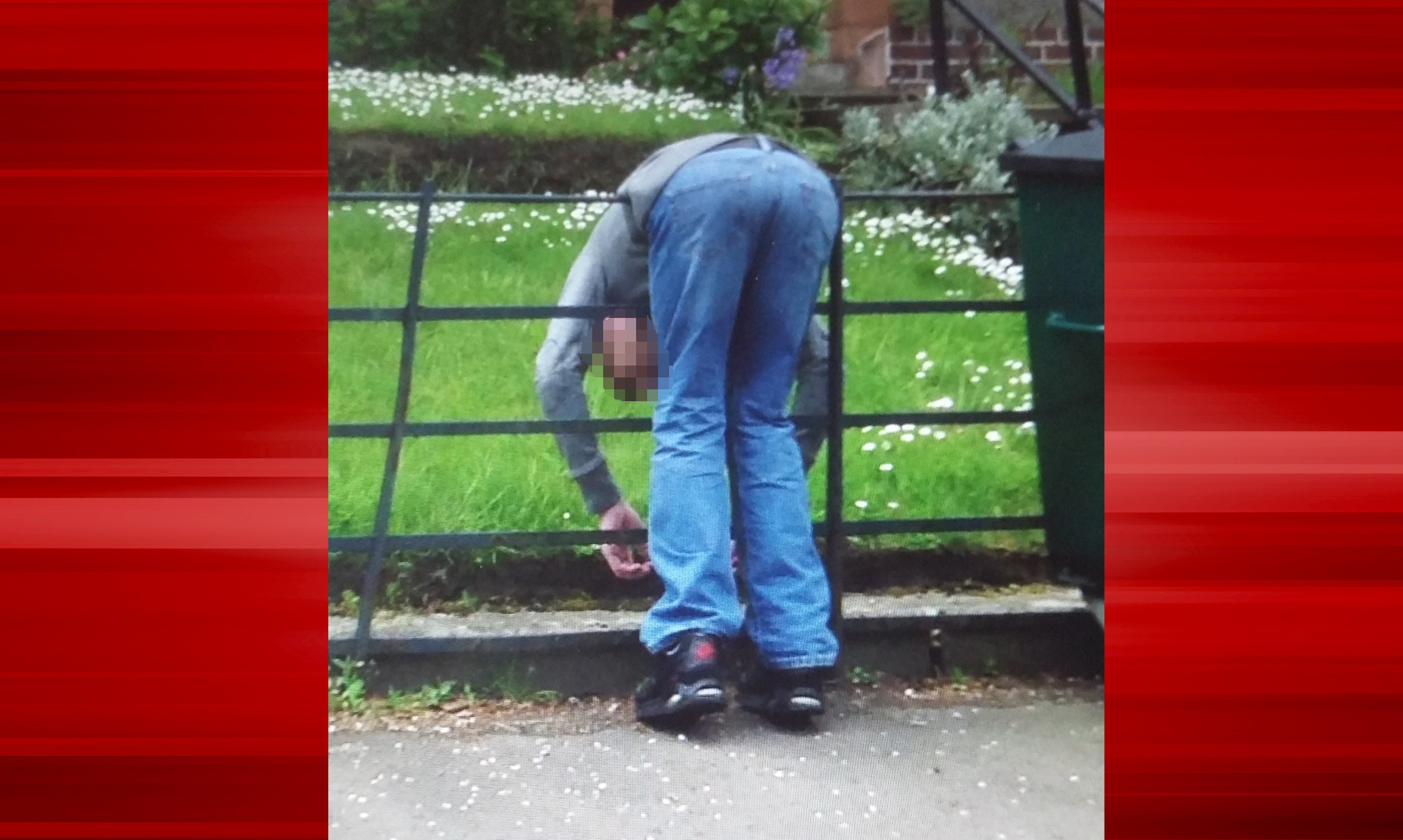 Dad's shock at incapacitated man slumped over fence - Evening Telegraph