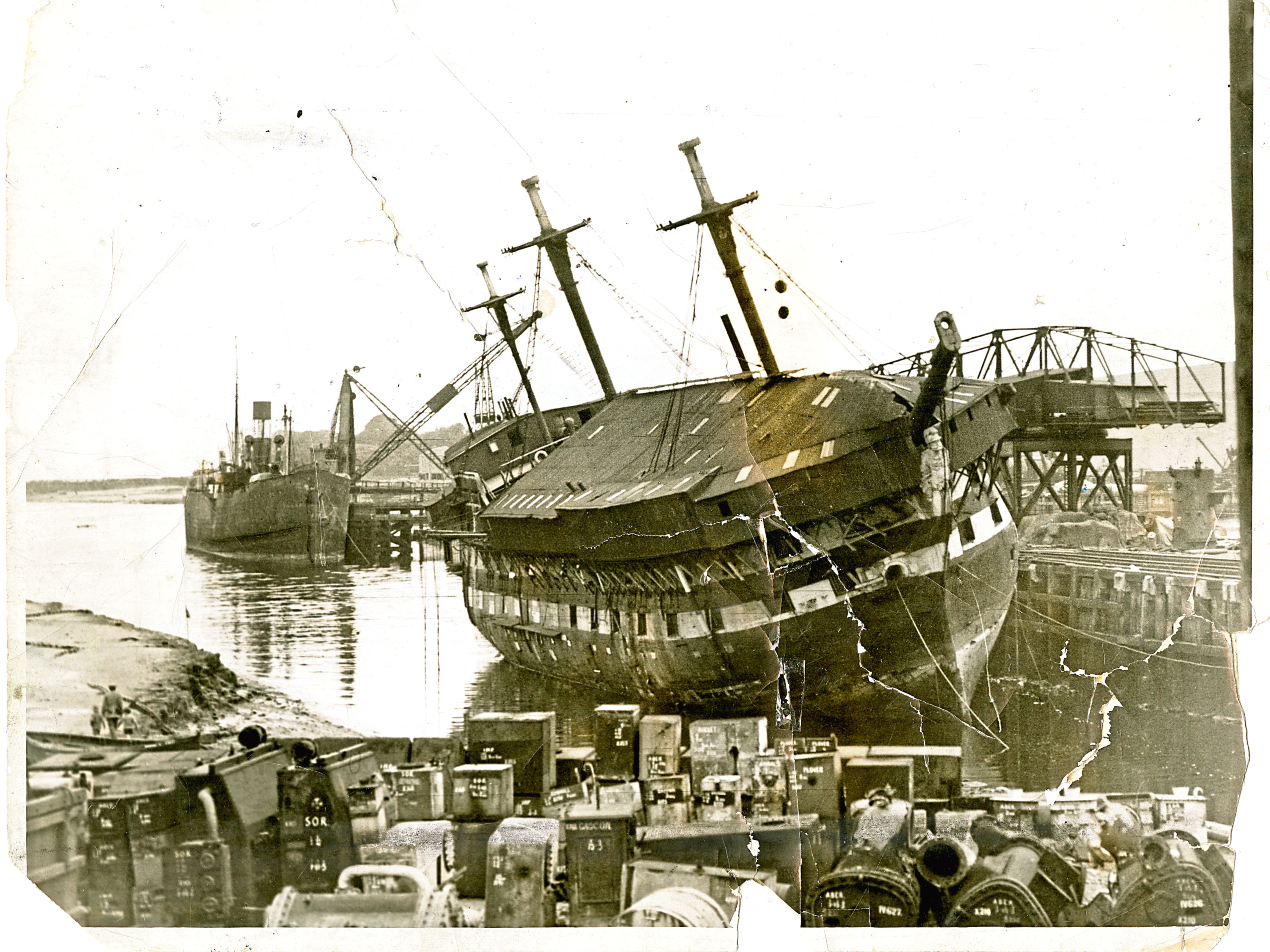 New exhibition on infamous Mars training ship on Tay to be displayed in ...