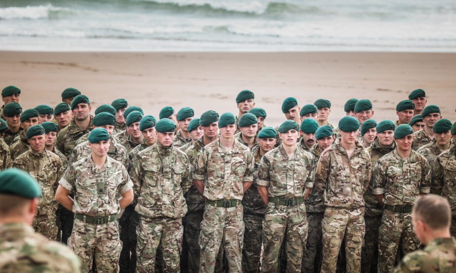 IN PICTURES: Arbroath-based Royal Marines run from RM Condor to Lunan ...