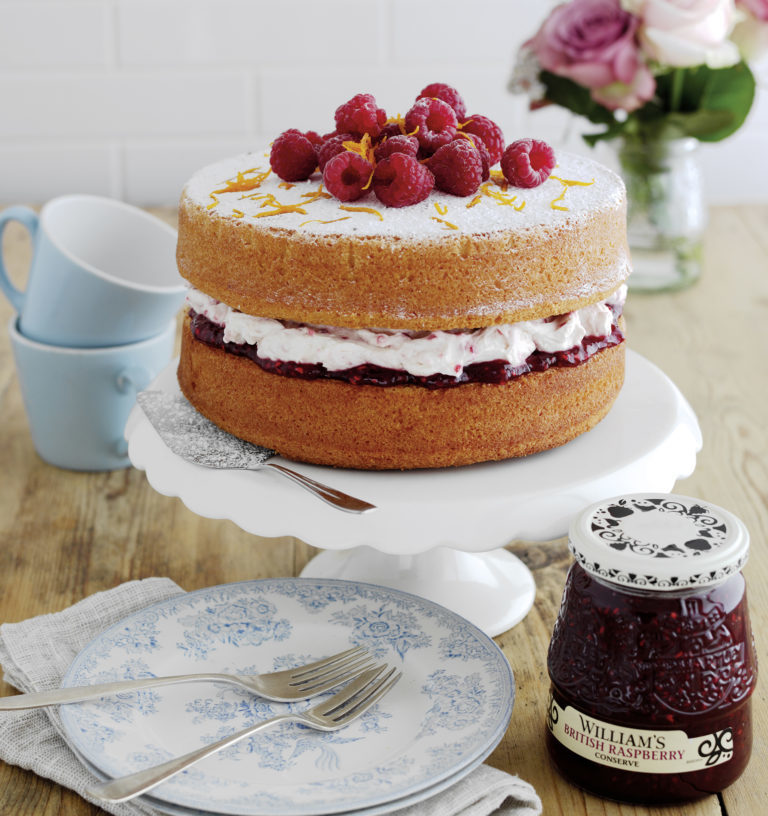Victoria Sponge with William’s British Raspberry Conserve - My Weekly