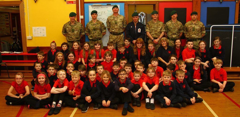 Excitement as Marines drop in to Oban schools - The Oban Times