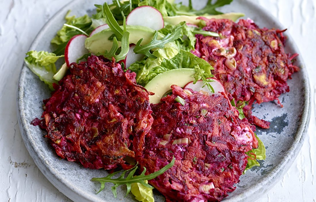 Coeliac-Friendly Balsamic Beetroot Fritters - The People's Friend