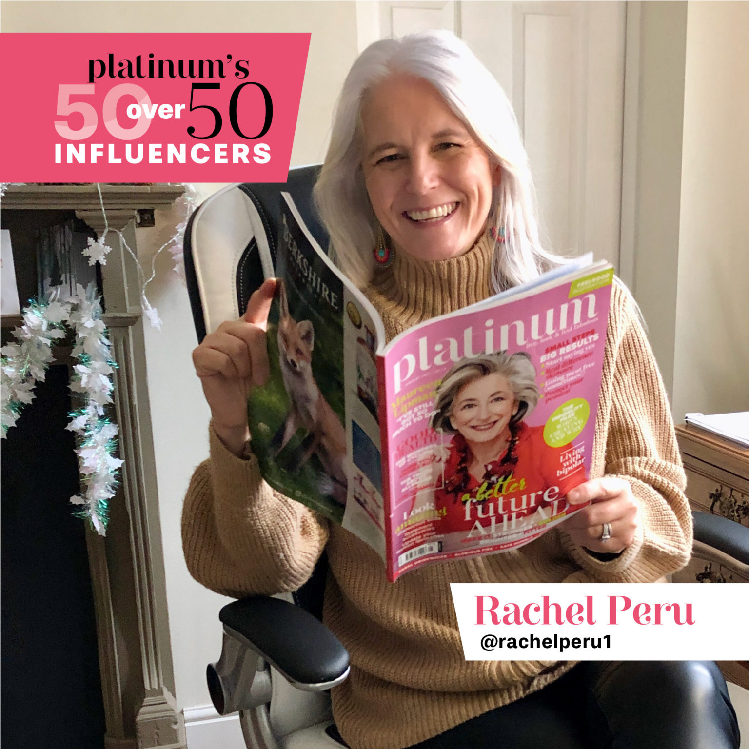 Platinum’s 50 over 50 Influencers — Rachel Peru, the body positive model