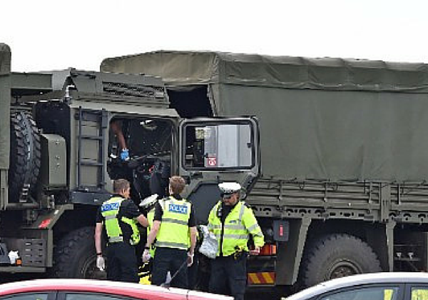 VIDEO: Four people airlifted to hospital after Army vehicle horror ...