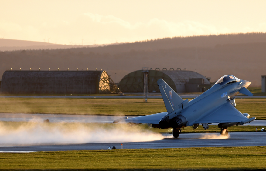 RAF Lossiemouth crews scrambled six times in nine days to intercept ...