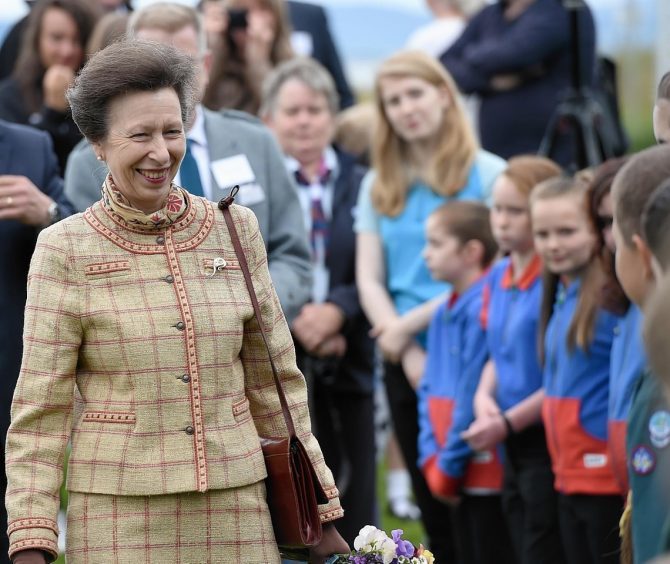 Princess Anne re-opens historic Highland bridge to the public - Press ...