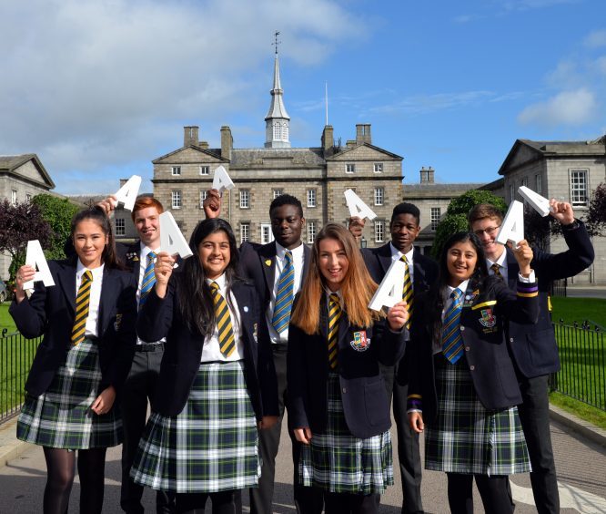 Robert Gordon's College jubilant after exam results - Press and Journal