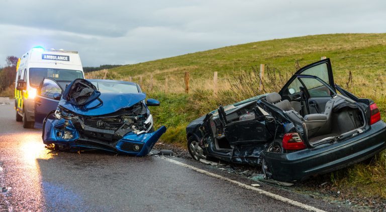 Drivers cut from their cars after crash on Moray road - Press and Journal
