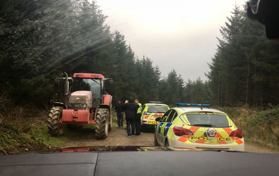 Missing tractor worth £30,000 found abandoned near Strichen - Press and ...