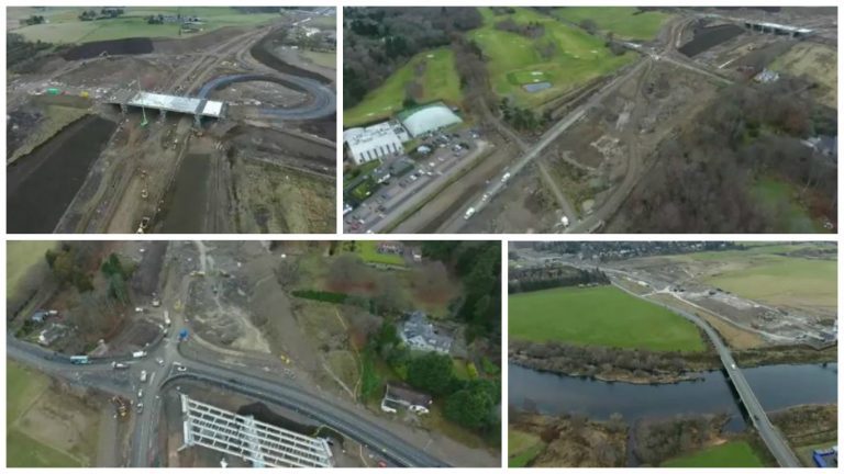VIDEO: New drone footage shows AWPR taking shape