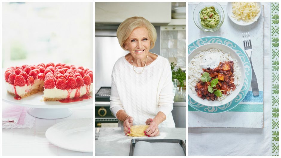 Make a white chocolate and raspberry cheesecake like you are Mary Berry ...