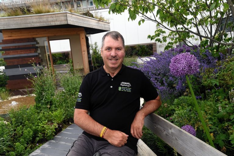 Paul Breen's on the right track to raise funds for ARI Staff Garden ...