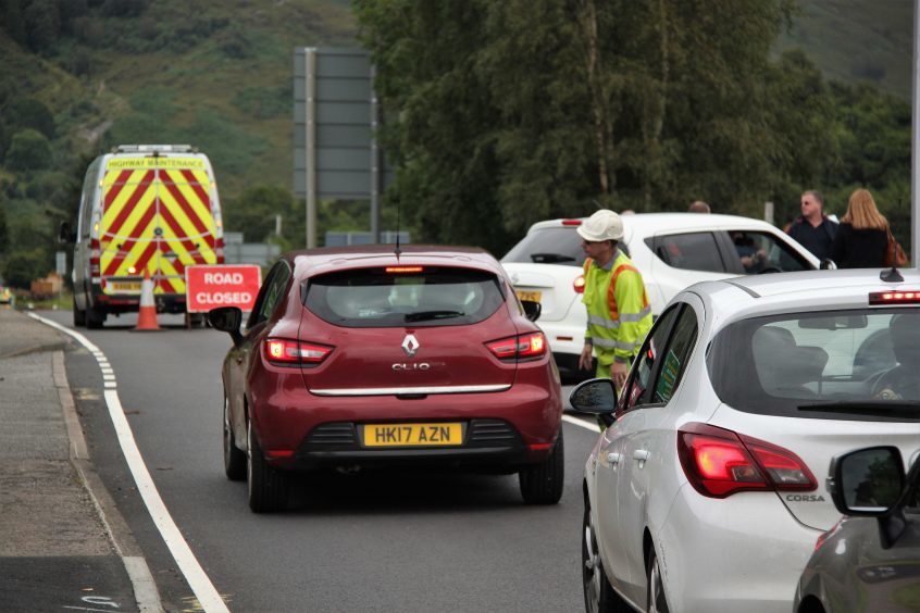Motorcyclist dies in hospital following crash on A82 - Press and Journal