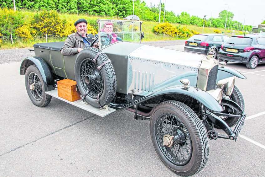 Classic cars tour Loch Ness for a good cause