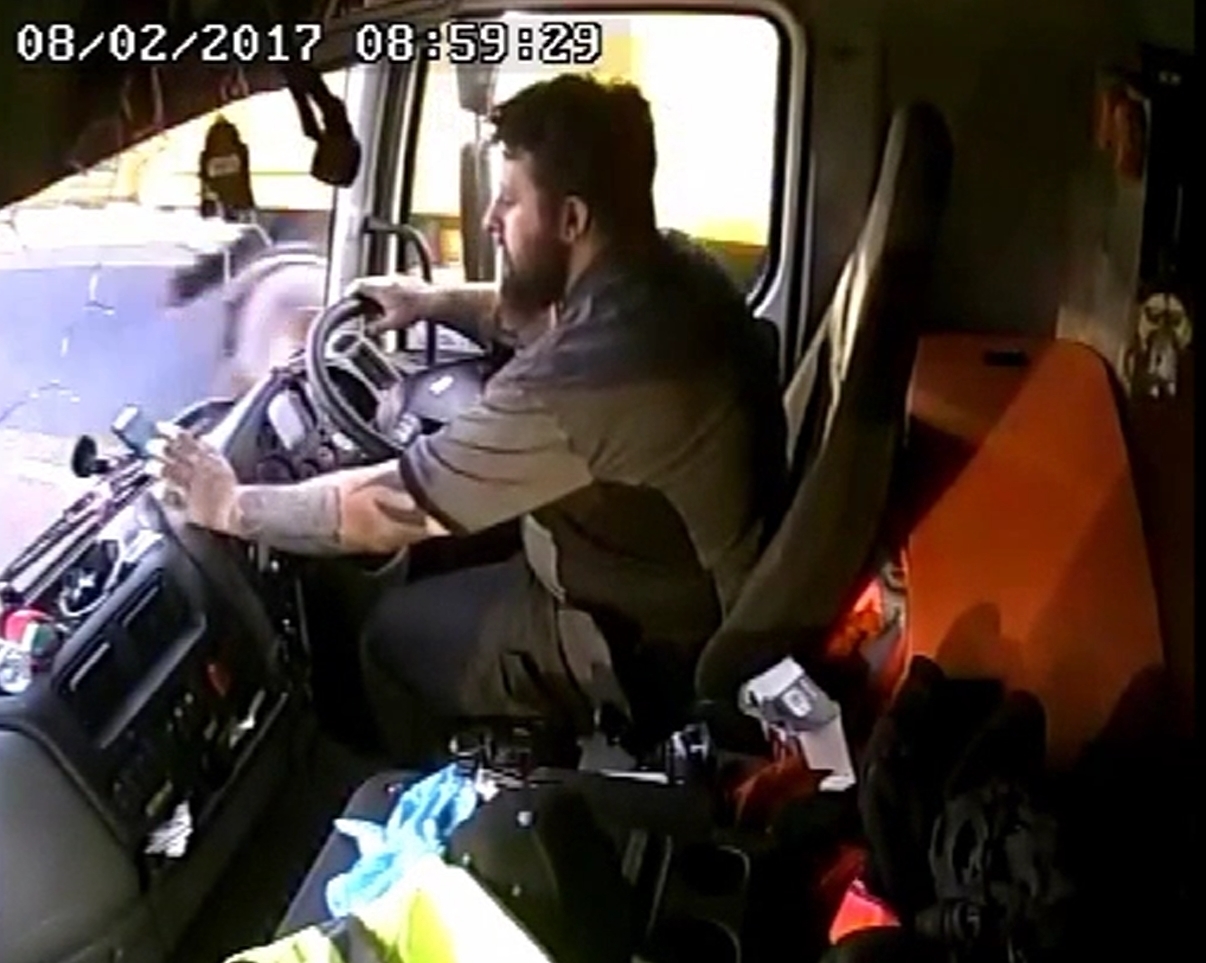 VIDEO: Dashcam footage shows tragic moment a Scots lorry driver kills ...