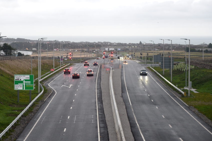 £1 billion AWPR finally opens to traffic on major section - Press and ...