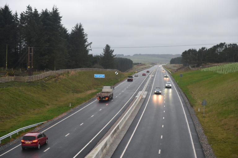 £1 billion AWPR finally opens to traffic on major section - Press and ...