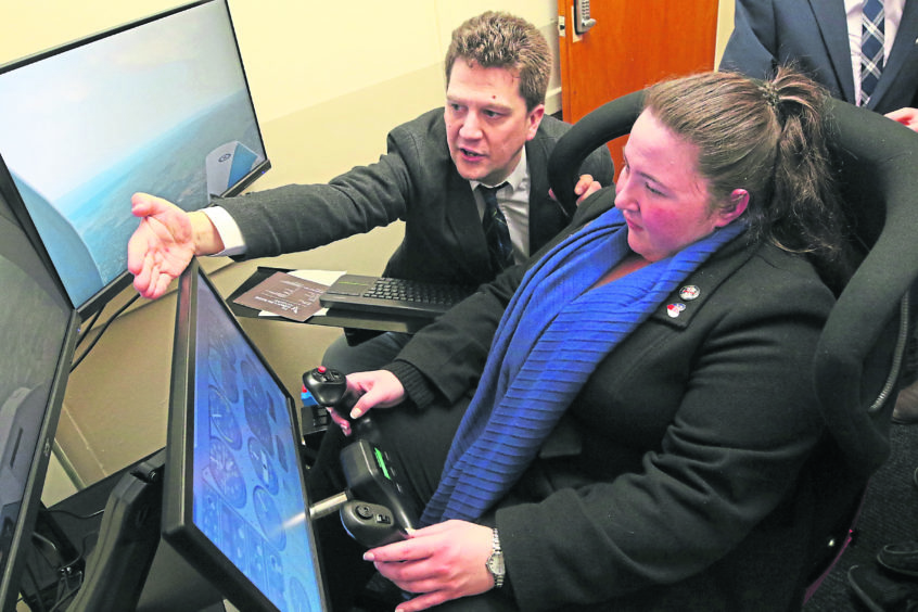 Nairn air cadets debut new flight simulator