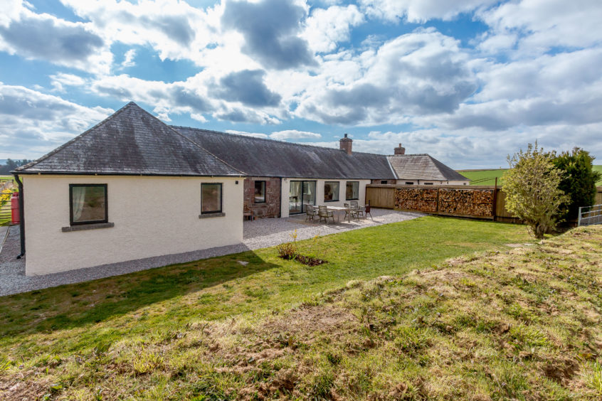 How two derelict farm cottages turned into this stunning Aberdeenshire ...
