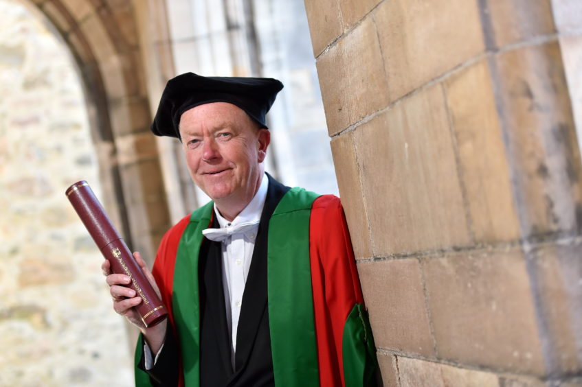Sir John Savill receives honorary degree at Aberdeen University