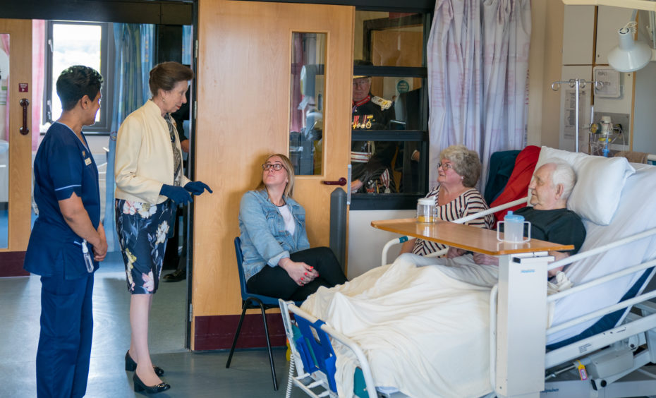 Moray hospital chimes bells for first time in decades as Princess Royal ...
