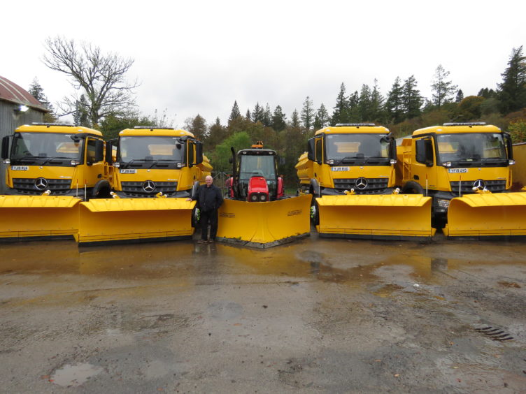 Argyll takes delivery of 17 new gritters - Press and Journal