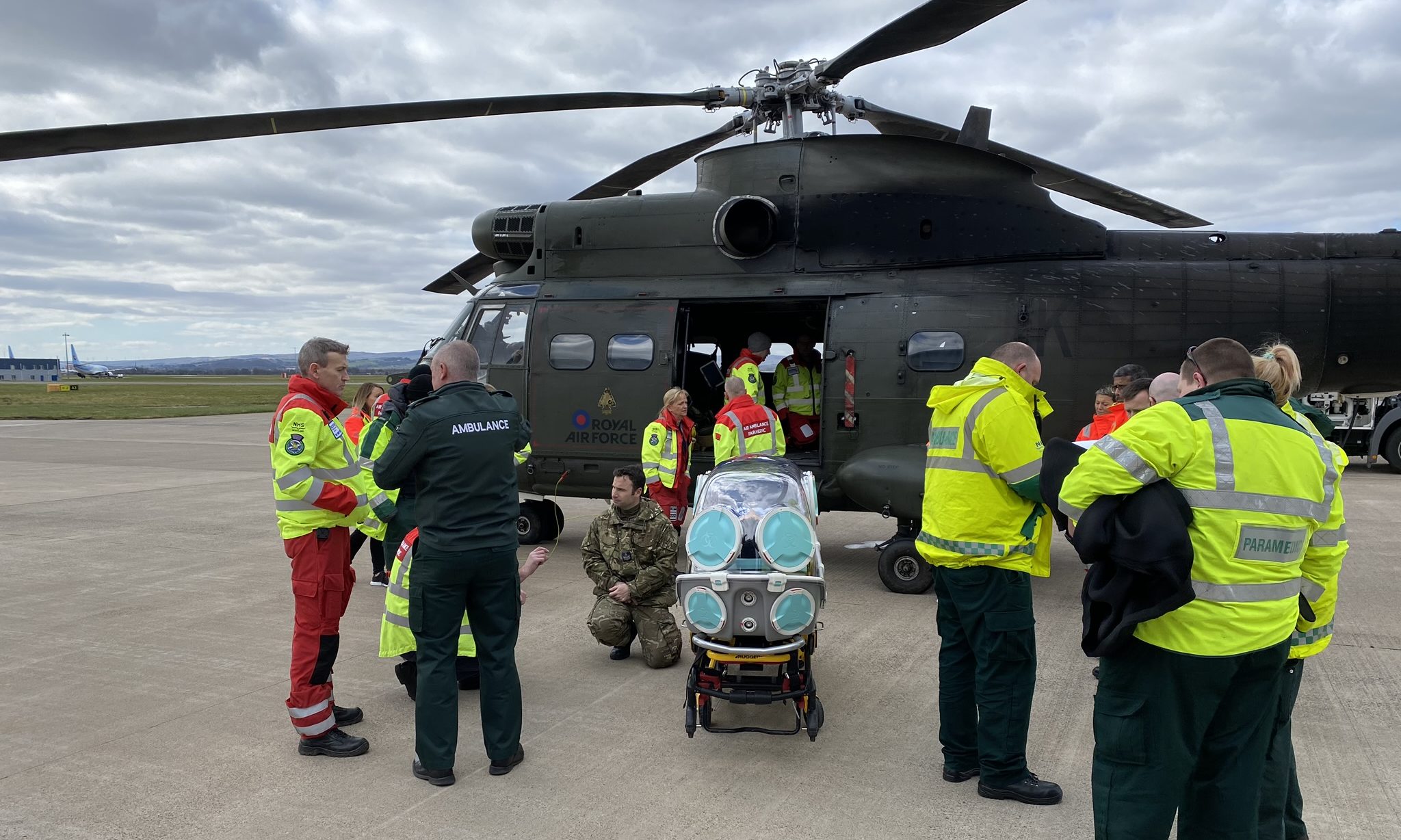 RAF combat helicopters come to the aid of Scottish Air Ambulance ...