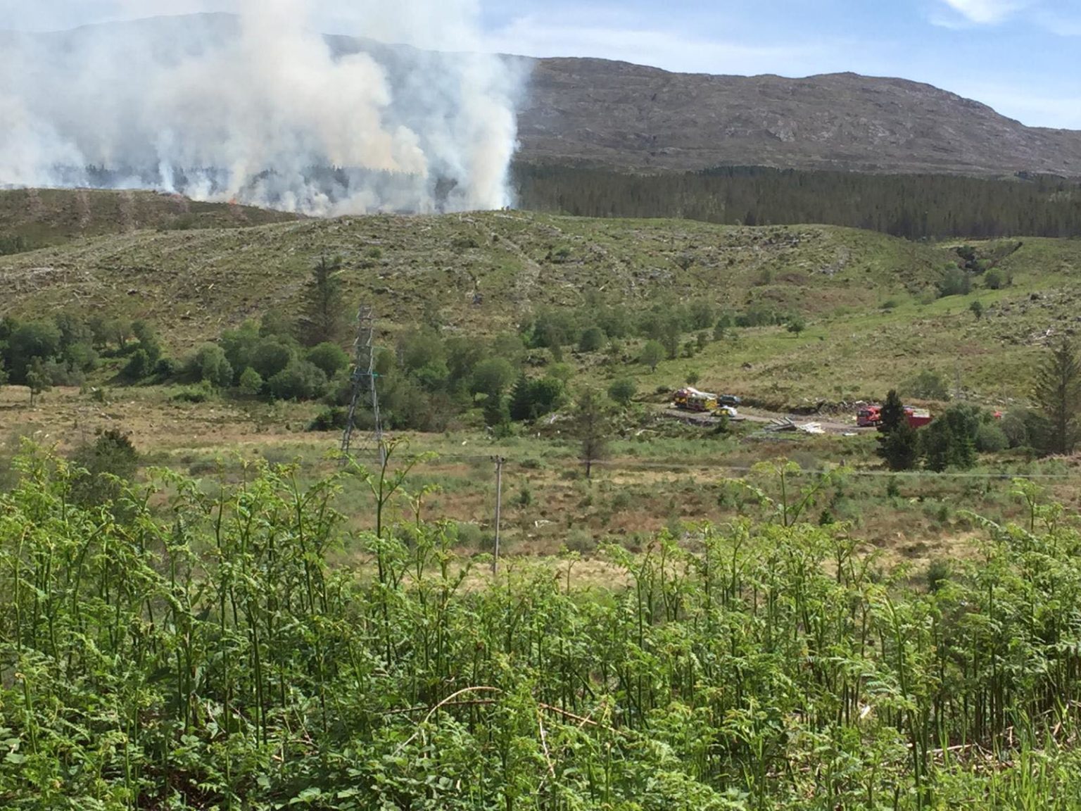 Fire crews in attendance at wildfire on Skye - Press and Journal