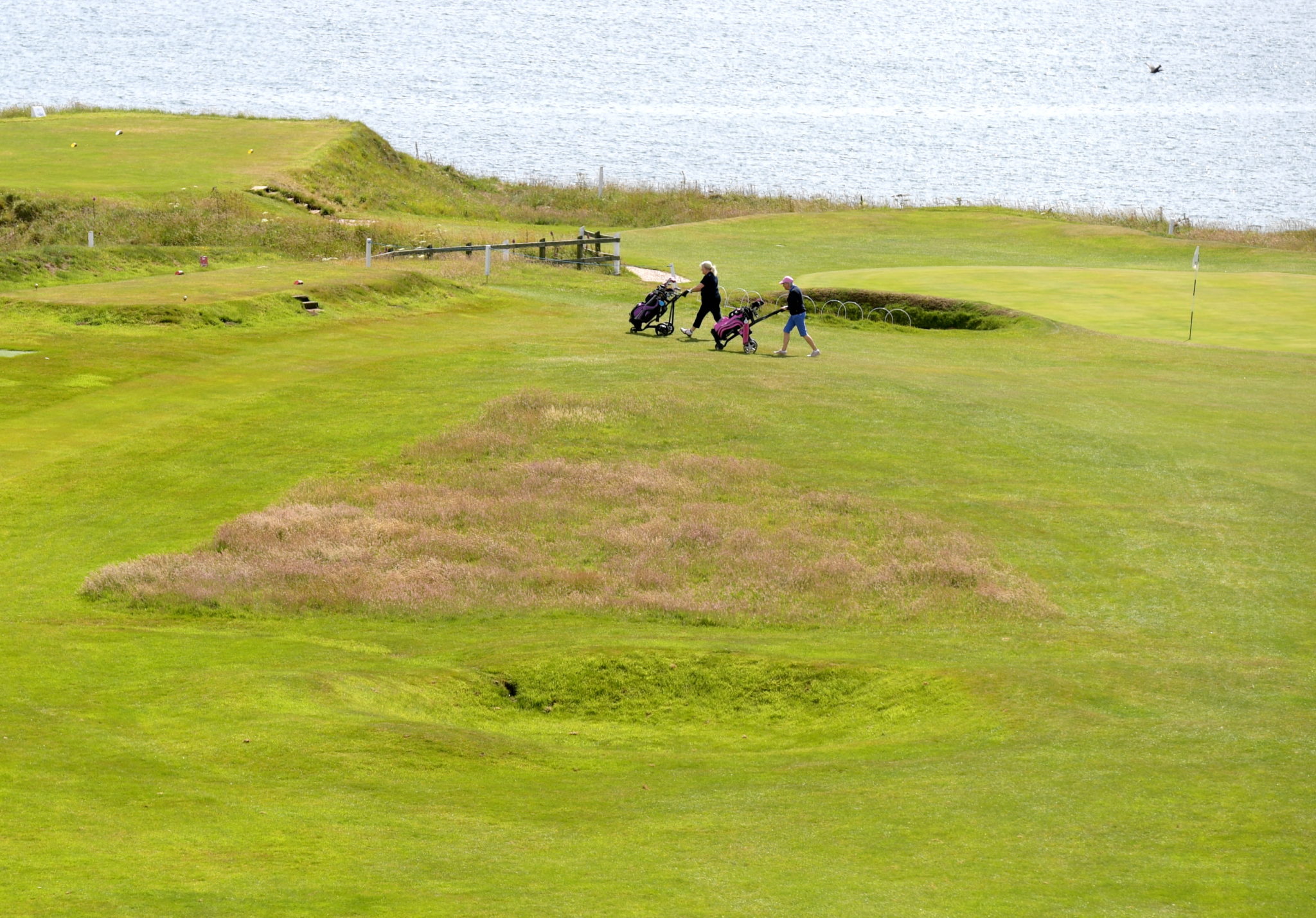 Luftwaffe bombing raid 80 years ago left top north-east golf course ...