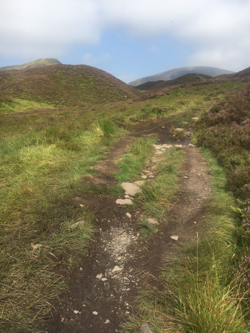 Scottish mountain paths damaged by social distancing erosion