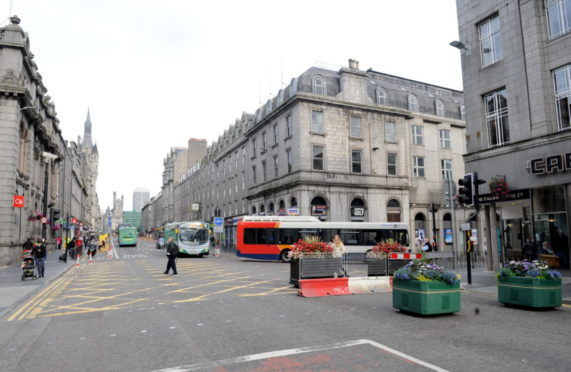 Bus gate camera activated in Aberdeen city centre - Press and Journal
