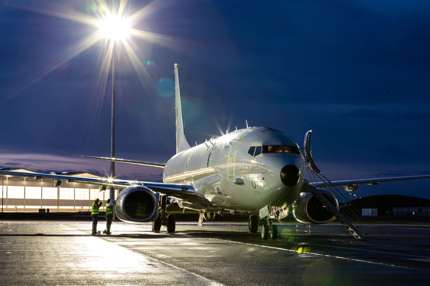 GALLERY: Touch down as latest Poseidon plane arrives in Lossiemouth ...