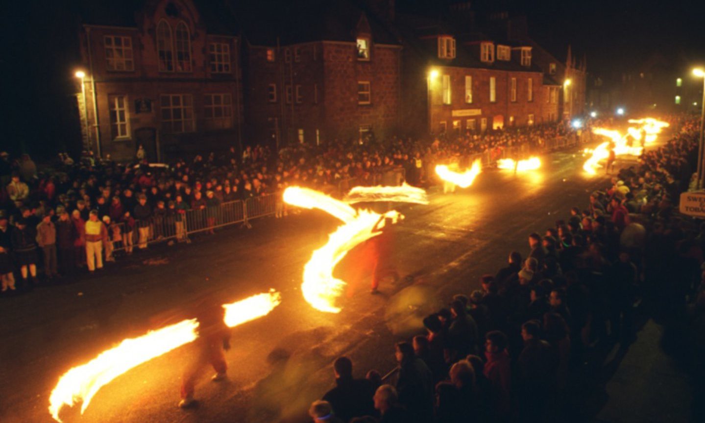 How Stonehaven's fireballs brought a brilliant blaze of light to ...