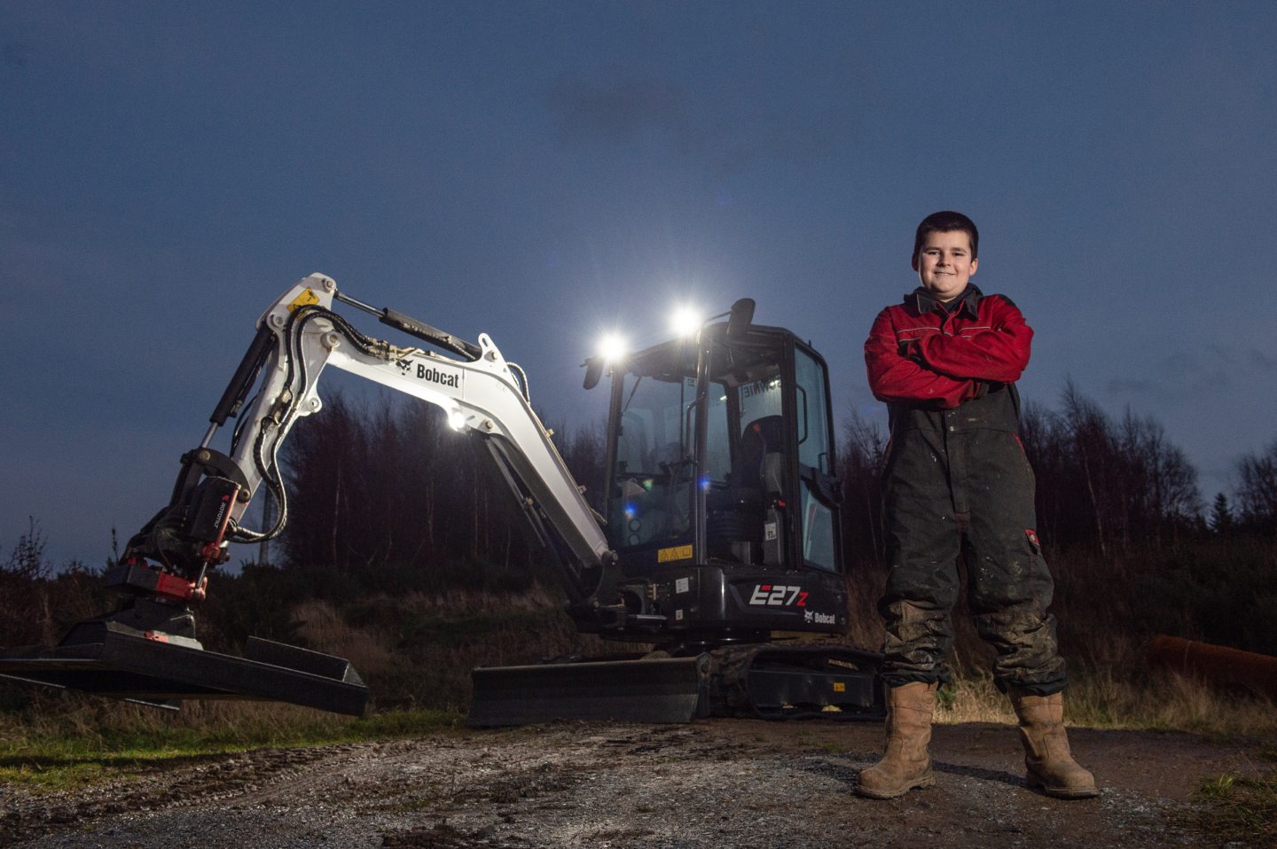 Meet Scotland's youngest qualified digger driver - Press and Journal