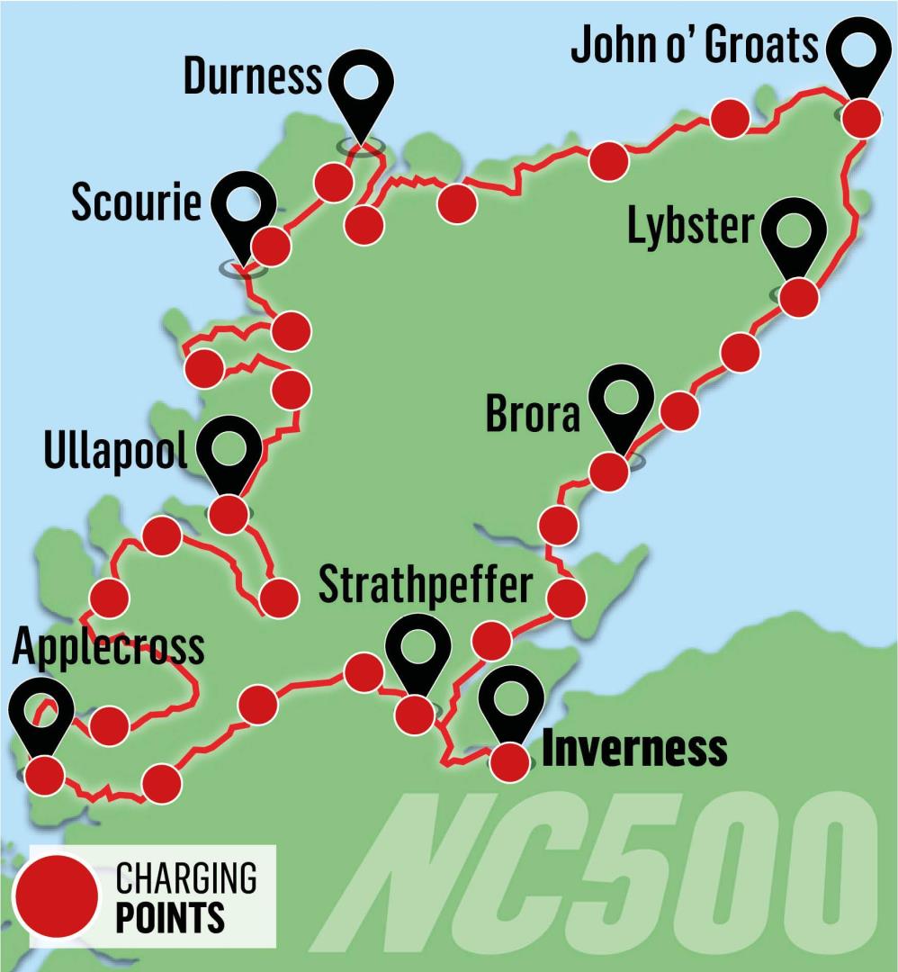 It’s Electric Avenue for NC500: Visitors will have to hire plug-in cars ...