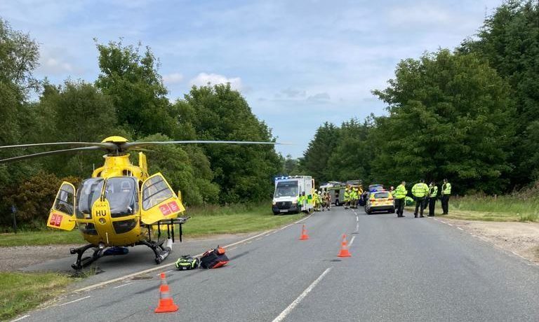 Woman flown to hospital following crash on A98 near Turriff - Press and ...