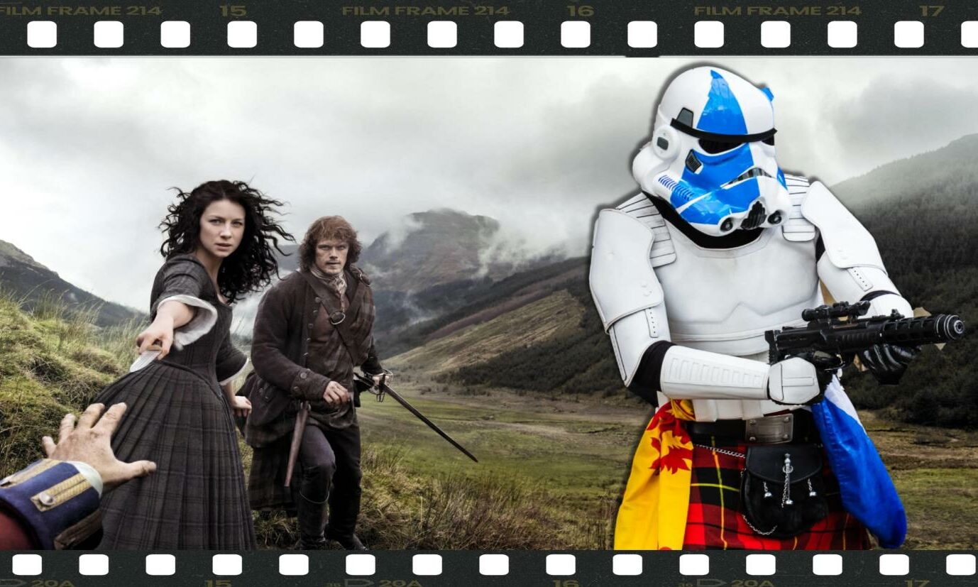Is Outlander filming at Cruachan? Either that or the new Star Wars ...