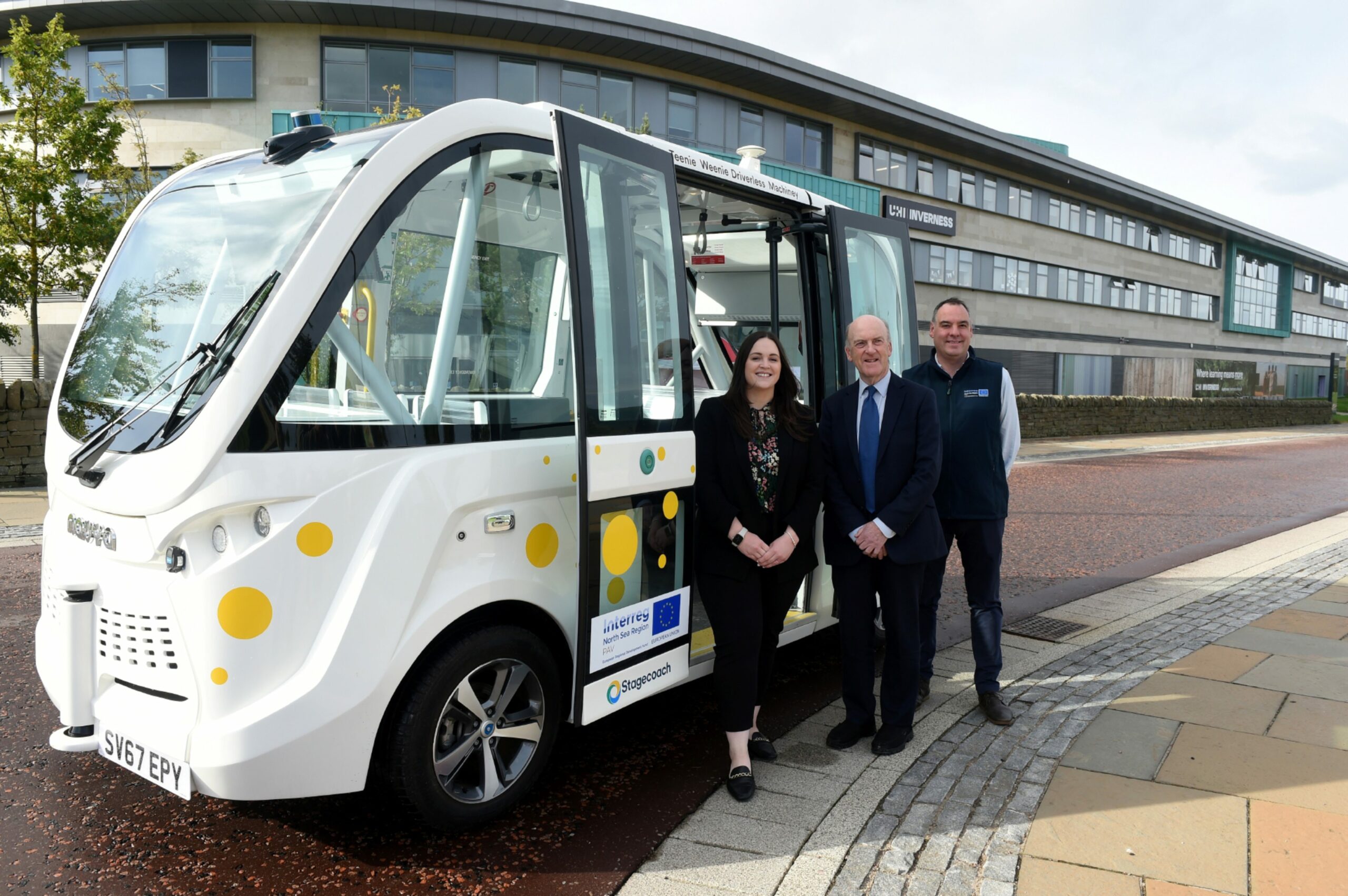 Inverness driverless bus pilot officially launches - Self Driving Cars 360