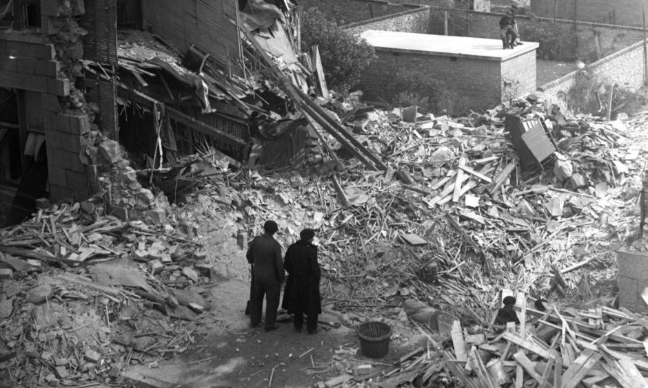 The Aberdeen Blitz of 1943 left the city in ruins and death all around