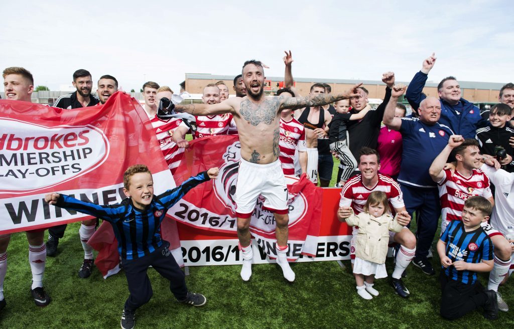In pictures: Joy for Accies as Hamilton beat Dundee United in play-off ...