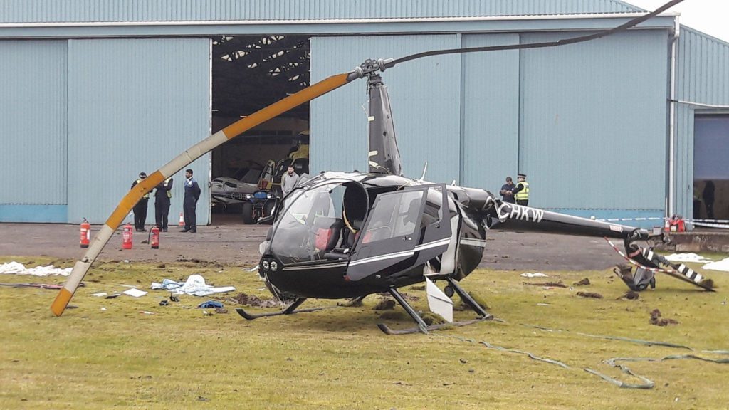 Perth helicopter crash: Pilot taken to hospital with leg injuries - The ...