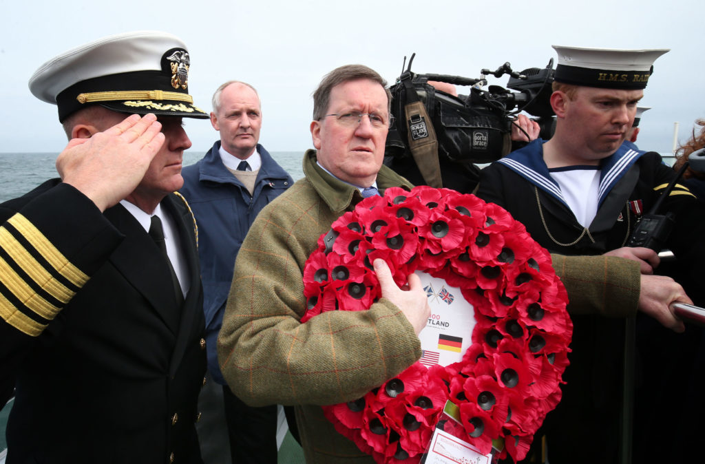 Sea service tribute for soldiers killed in First World War ship ...