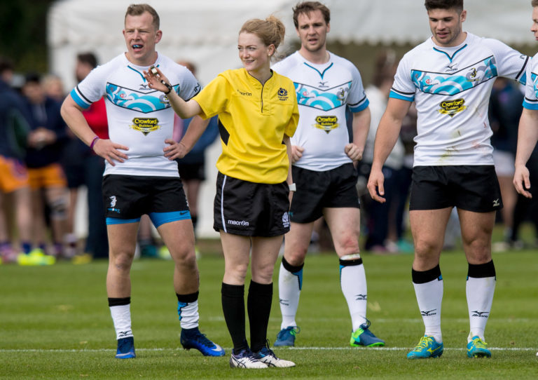 Scotland's first full-time female rugby referee can't wait to jet off ...
