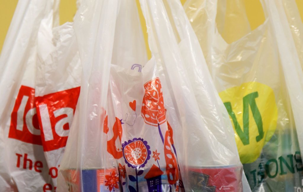 Single use plastic bag sales down 86% at major supermarkets - The ...